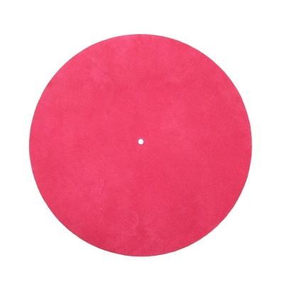 Analogue Studio Leather Turntable Platter Mat (Red) - Analogue Seduction